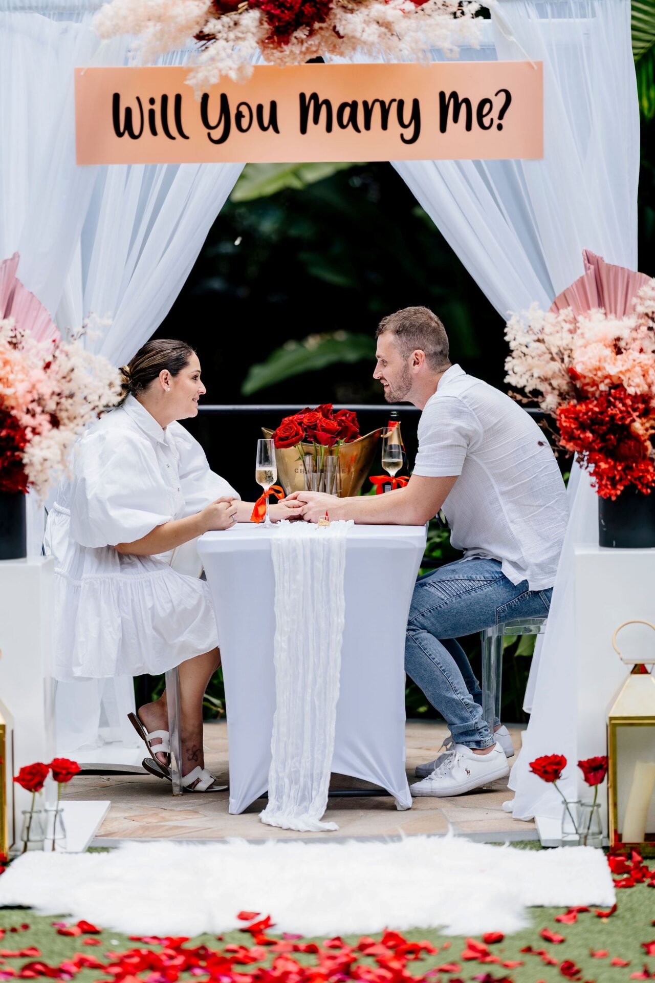 A Beautiful Secret Garden Proposal - With Love Proposals