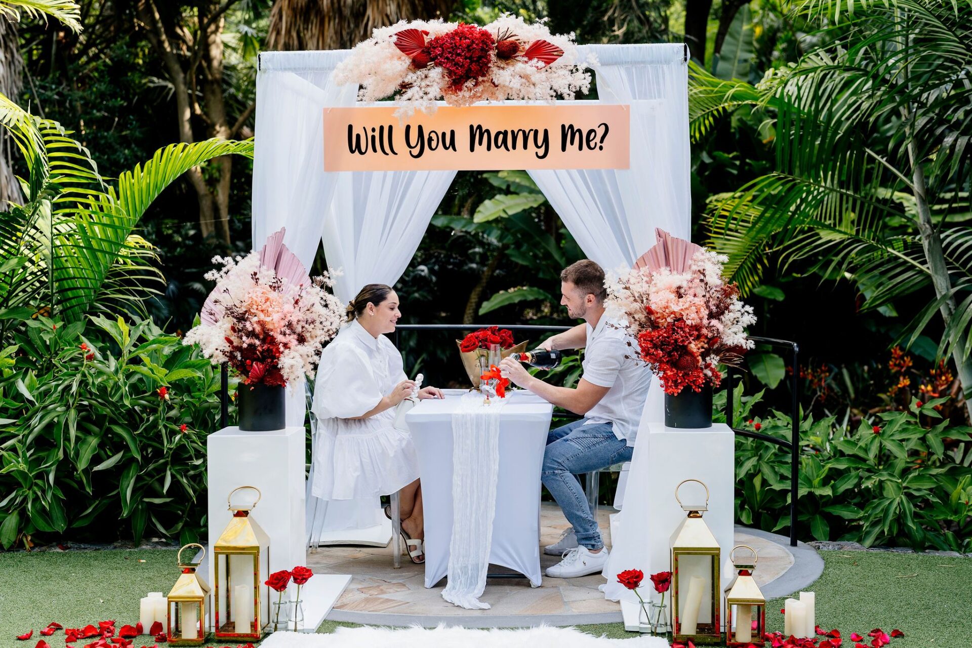A Beautiful Secret Garden Proposal - With Love Proposals