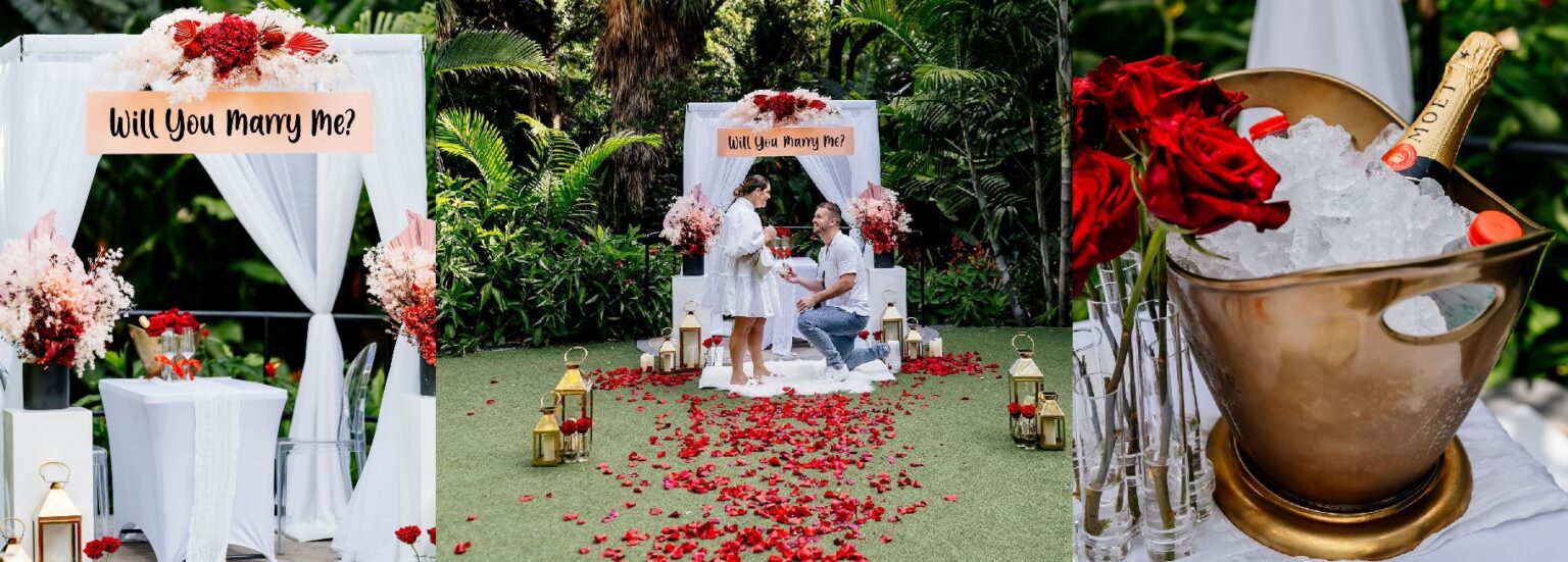 A Beautiful Secret Garden Proposal - With Love Proposals